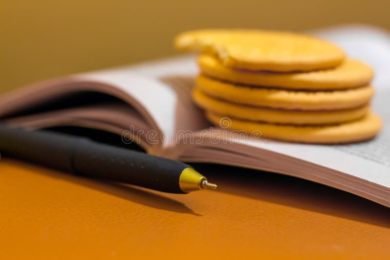 Break during Classes, Sweet Biscuits To Quench Hunger_ Stock Image ...