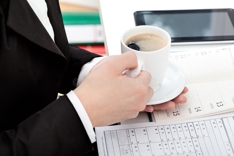 Break for coffee stock image. Image of confidence, elegant - 34361707