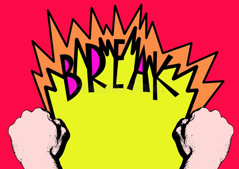 Break stock illustration. Illustration of break, hero - 30644952