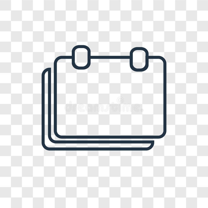 Break Concept Vector Linear Icon Isolated on Transparent Background ...