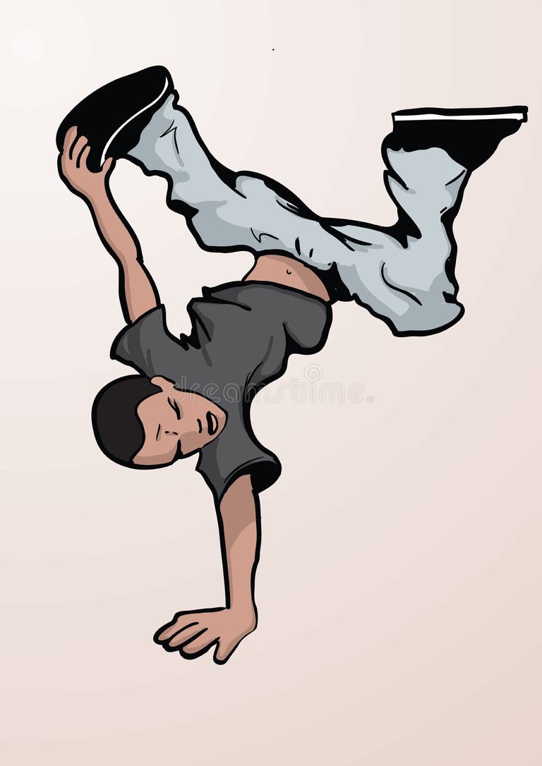Cartoon Male Break Dancer Stock Illustrations – 385 Cartoon Male Break ...