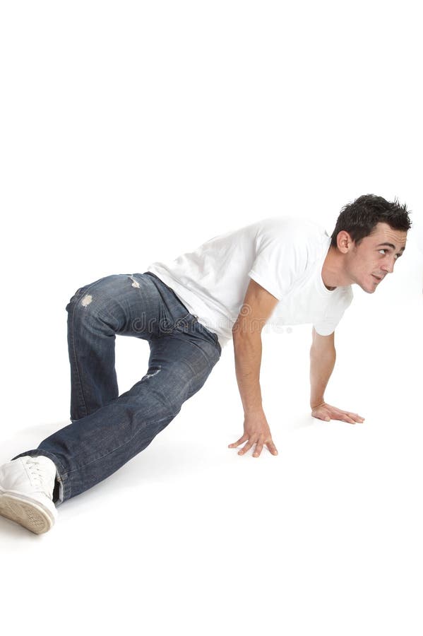 Falling man stock photo. Image of adult, hanging, falling - 9064484