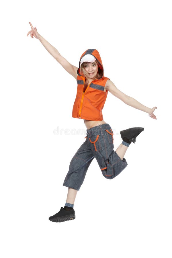 Break Dancing Girl Stock Images - Image: 9697024