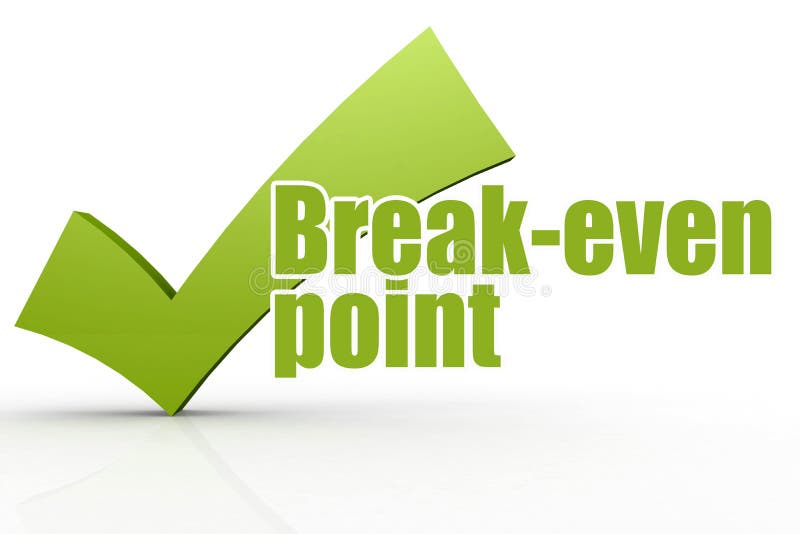 Break Even Point Stock Illustrations – 136 Break Even Point Stock ...