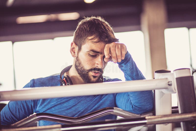 Break after exercise. stock image. Image of lifestyle - 120387659