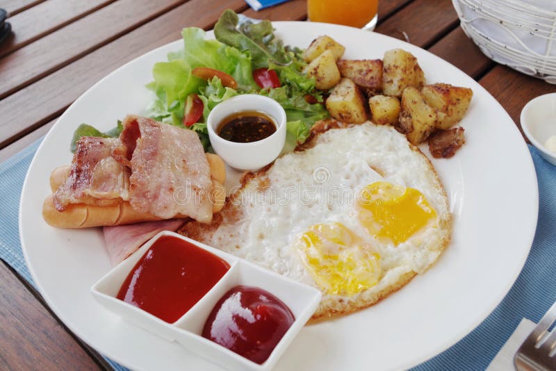 Break fast with egg stock photo. Image of lunch, break - 170397820