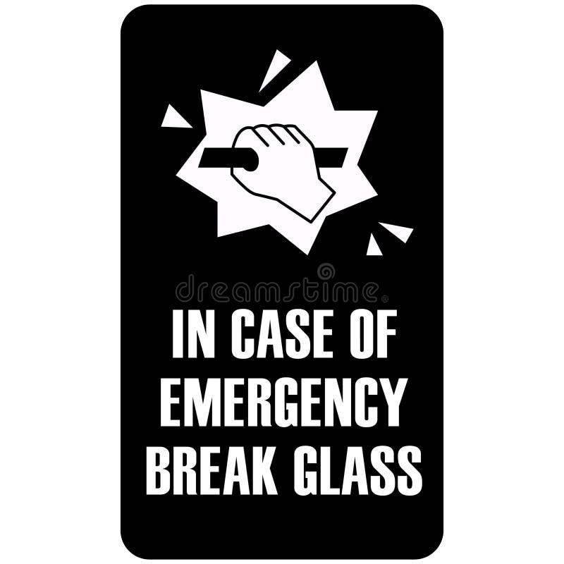 Break Glass Case Emergency Stock Illustrations – 177 Break Glass Case ...