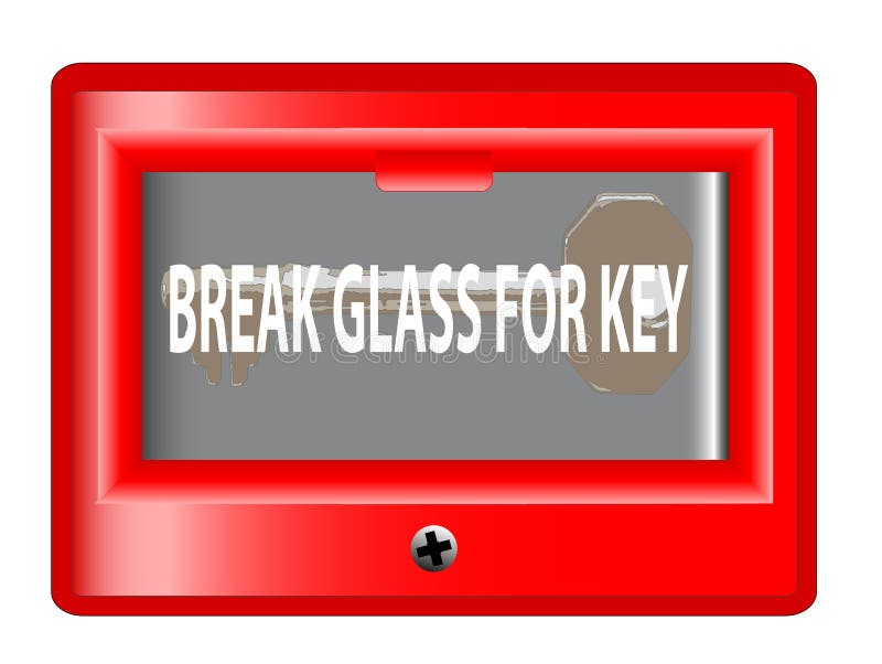 Break Glass Emergency Stock Illustrations – 713 Break Glass Emergency ...