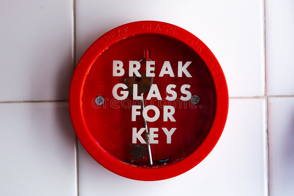 Break glass for key stock image. Image of code, ring - 181640985