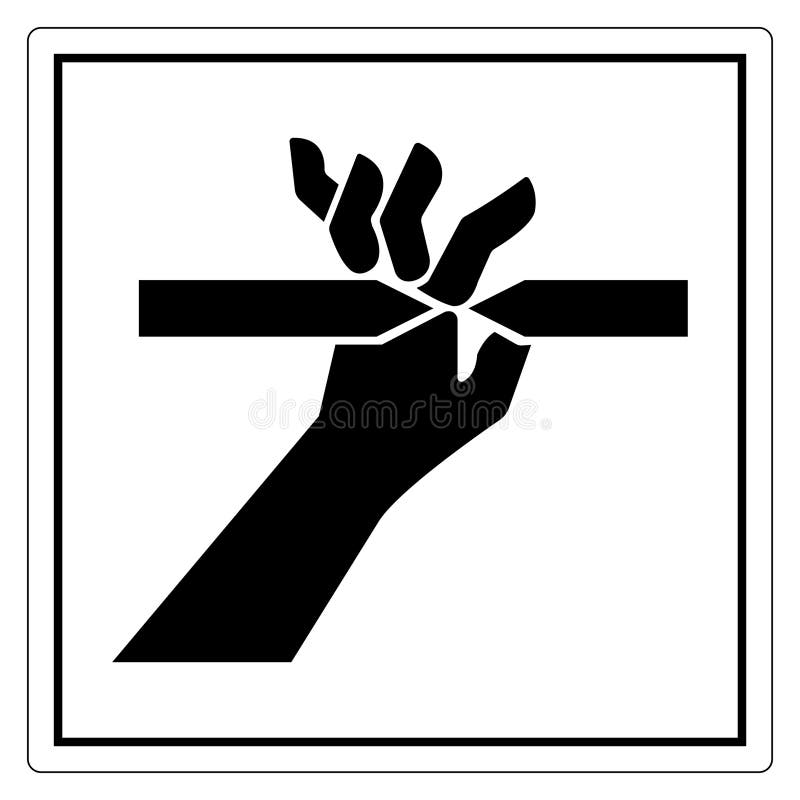 Break it with Hand Symbol for Illustration Stock Illustration ...