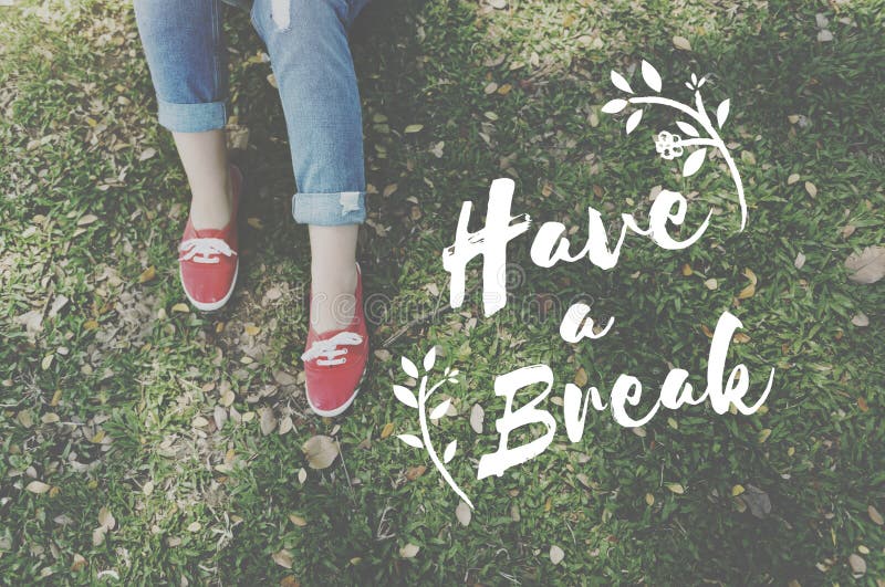 Break Holiday Vacation Relax Rest Concept Stock Image - Image of park ...