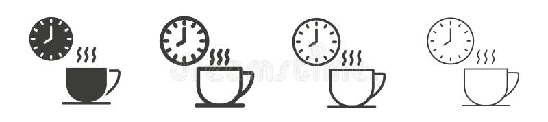 Break Icon (2) Vector Set on White Background Stock Vector ...