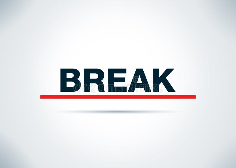 Break Abstract Flat Background Design Illustration Stock Illustration ...