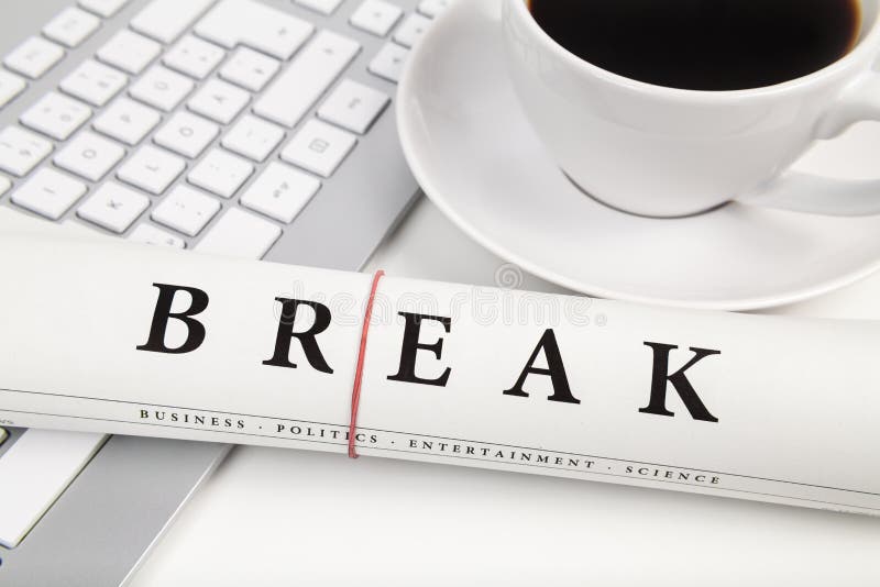 Break in office stock image. Image of workplace, keyboard - 46840133