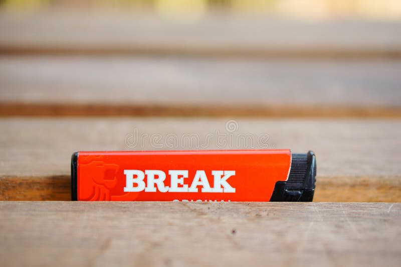 Break Original gas lighter editorial photography. Image of lighter ...