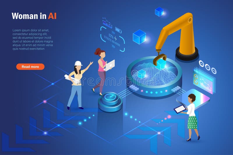 Break the Science Bias Concept. Diversity Woman Engineering Discuss ...