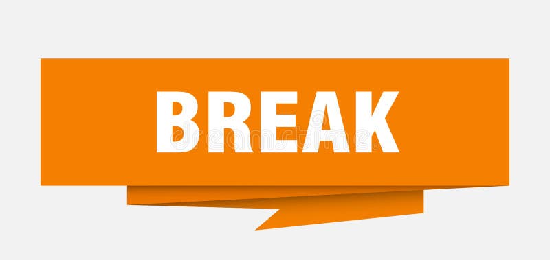 Break stock vector. Illustration of template, flyer - 124340697