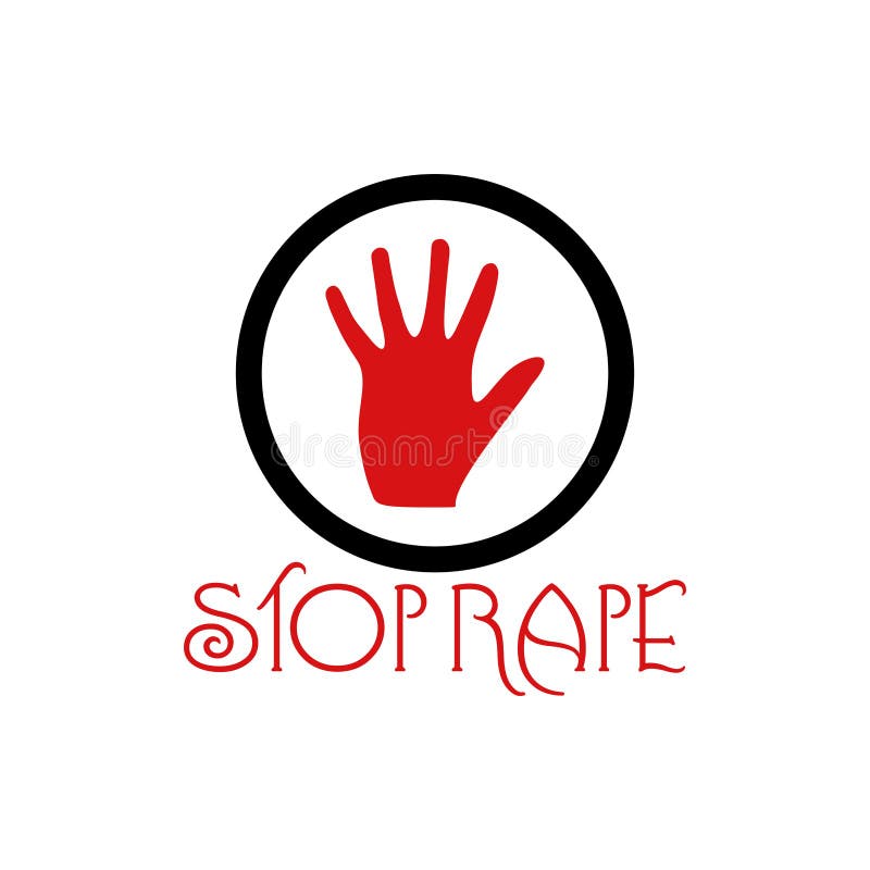 Stop Rape.Stop Violence Against Womens and Girls. Stock Vector ...