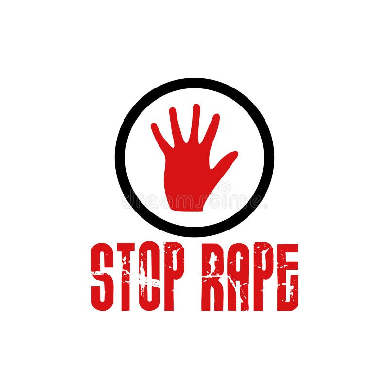 Stop Rape.Stop Violence Against Womens and Girls. Stock Vector ...