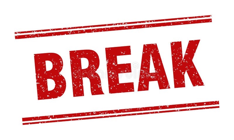 Break Stamp. Break Square Grunge Sign Stock Vector - Illustration of ...