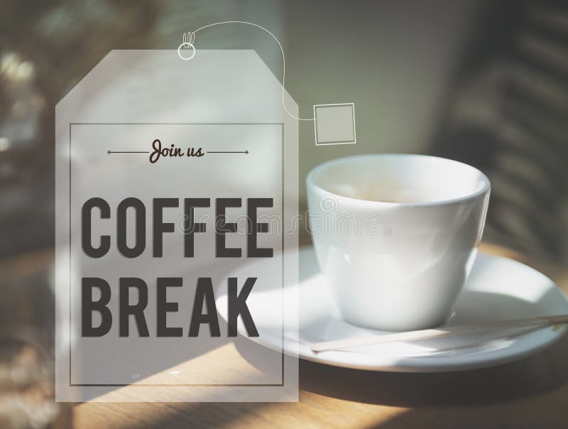 Break Tea Coffee Time Relax Concept Stock Photo - Image of coffe, enjoy ...