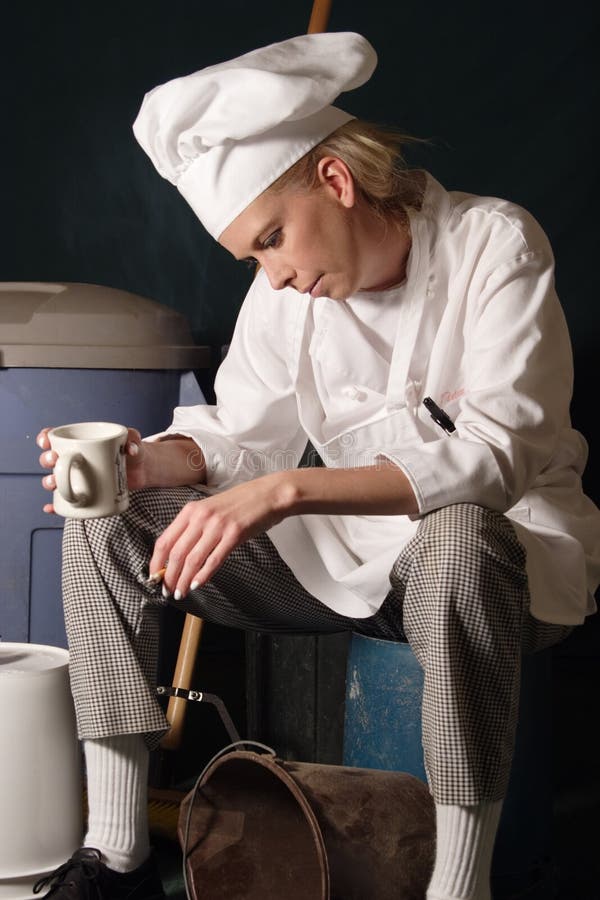 Break Time stock photo. Image of cute, uniform, female - 2296204