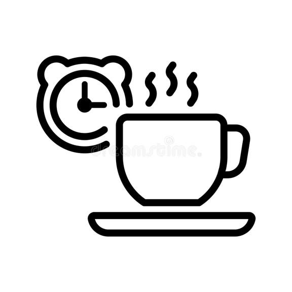 Break time icon stock vector. Illustration of time, break - 259286835