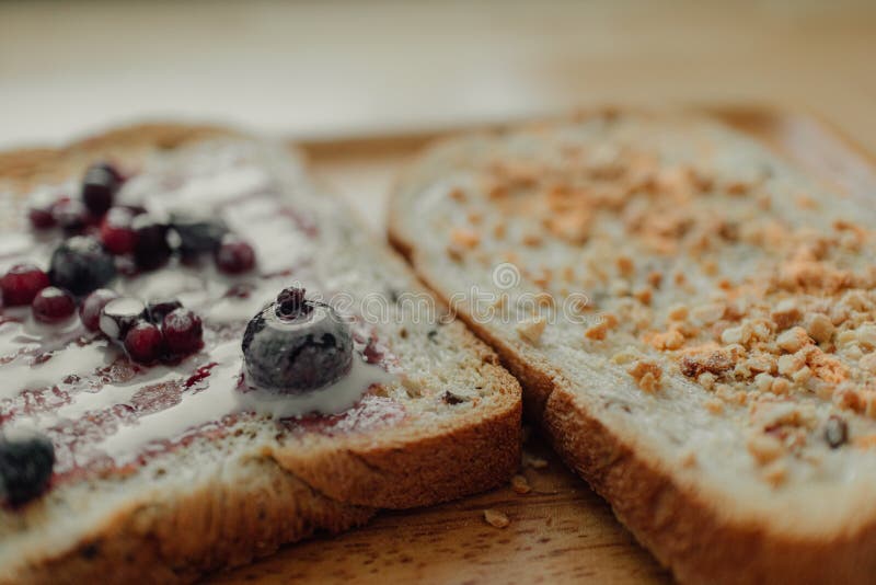 Break Time Meal Sandwich on Office Desk. Stock Photo - Image of ...