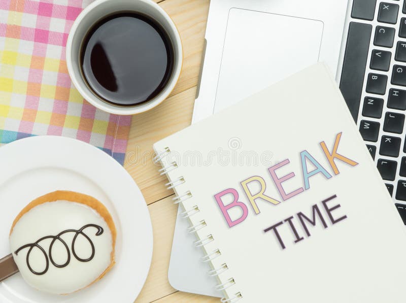 Time for a Break Educational Concept. Stock Image - Image of people ...