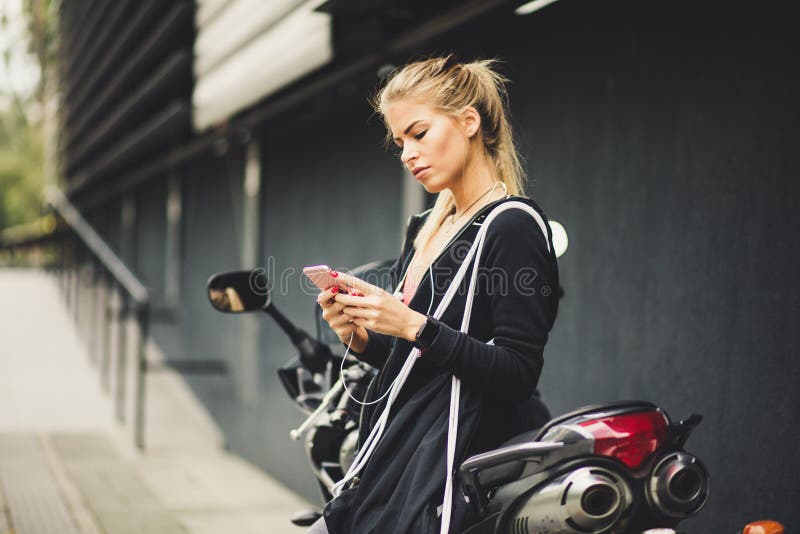 Break time. Sport women. stock image. Image of alone - 123452491