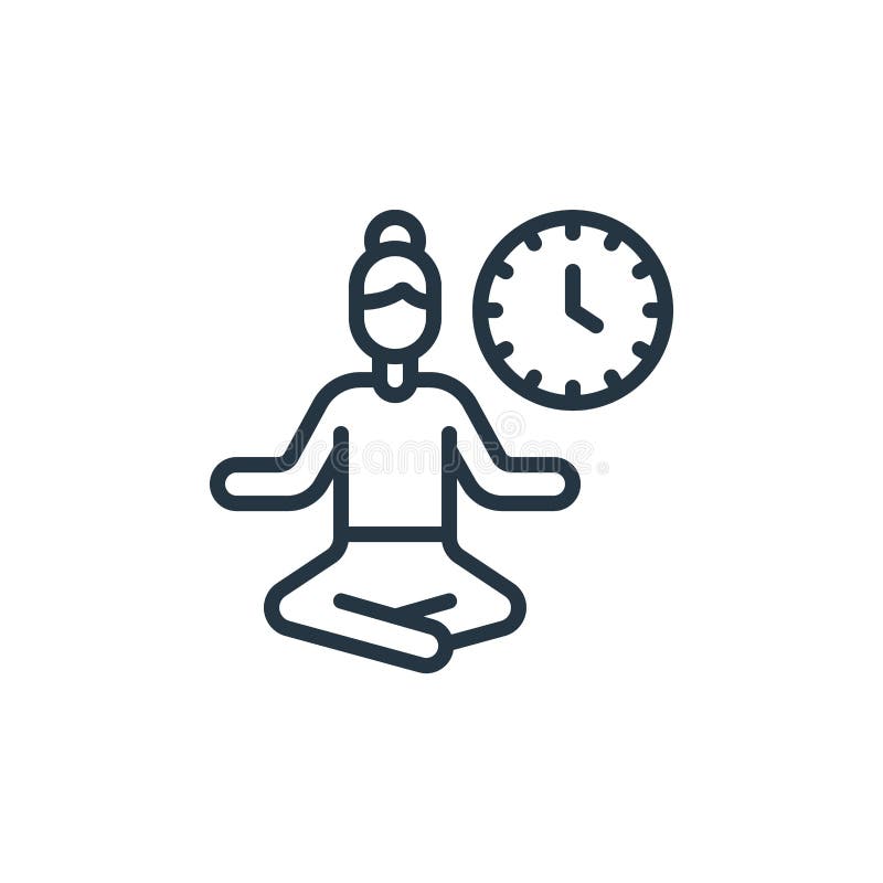 Break Time Vector Icon. Break Time Editable Stroke. Break Time Linear ...