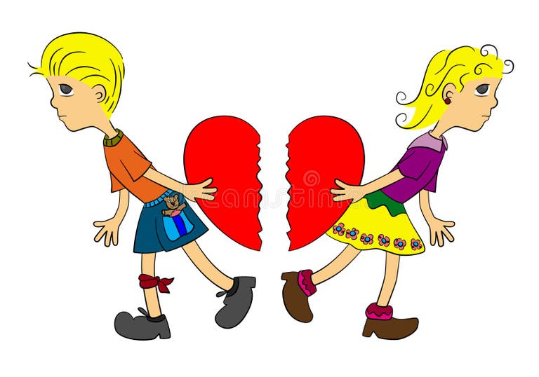 Lover Break Up Stock Illustrations – 166 Lover Break Up Stock ...