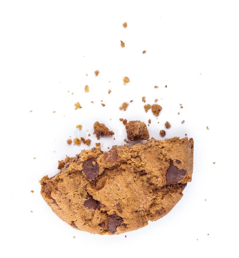 Break Up Cookies with Chocolate Pieces Stock Photo - Image of domestic ...