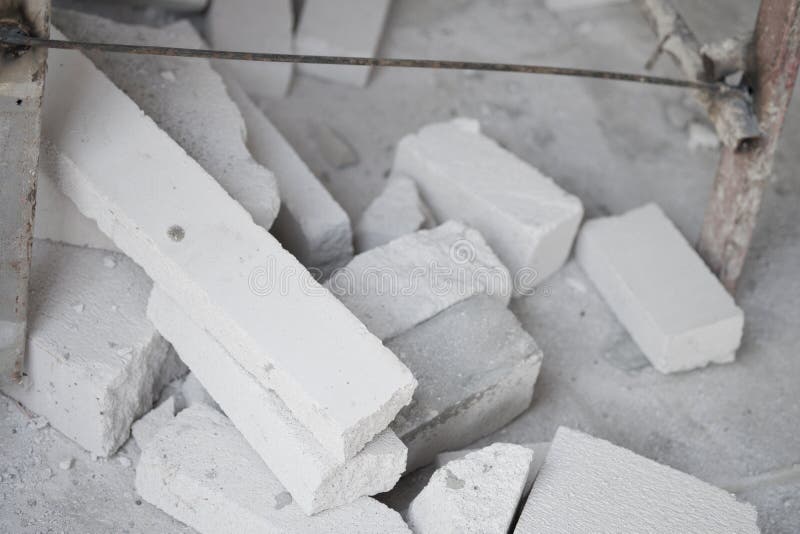 Break white block stock image. Image of industrial, design - 142308937