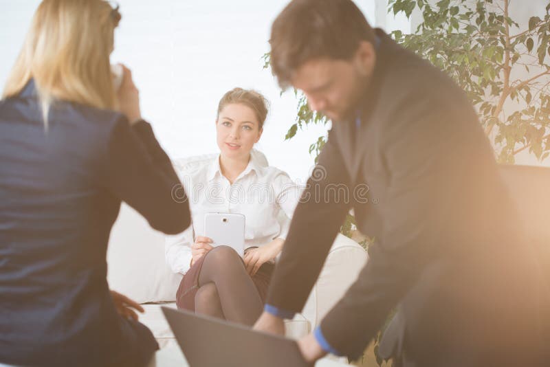 Break at work stock image. Image of occupation, appointment - 50402967