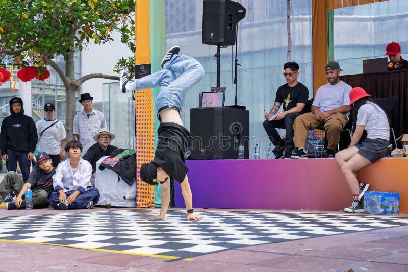 Breakdance Battle Contest at Aotea Square Editorial Photo - Image of ...
