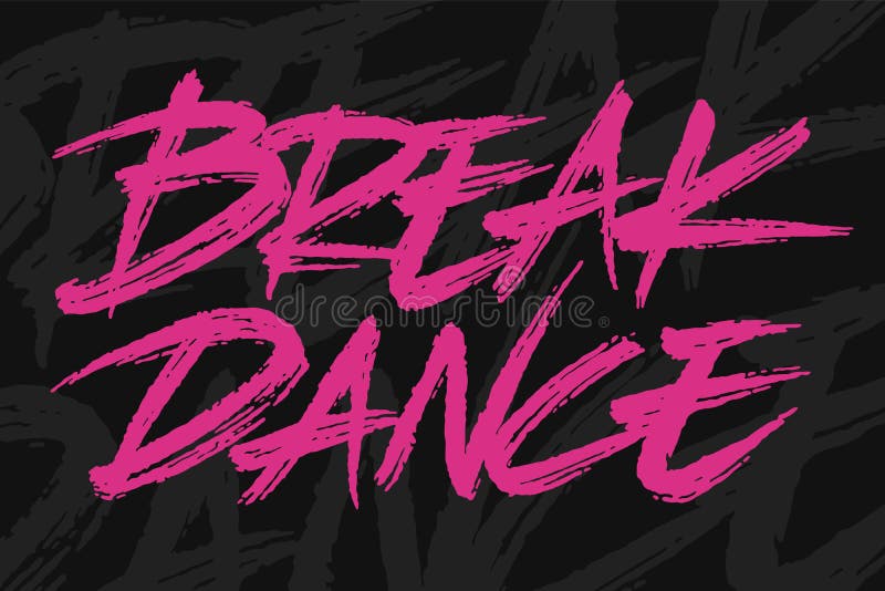 Breakdance Word Stock Illustrations – 50 Breakdance Word Stock ...