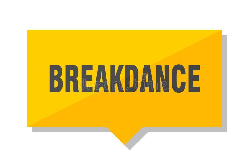 Breakdance price tag stock vector. Illustration of banner - 118935103