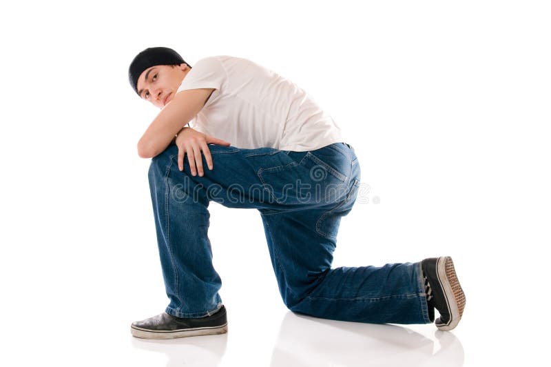 Breakdancer posing stock image. Image of break, clothing - 9608073
