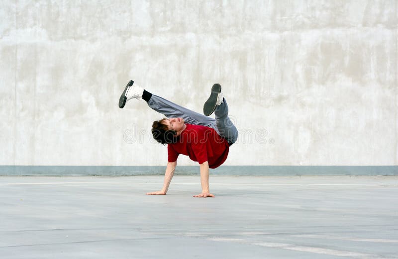Breakdancer on the street stock image. Image of male - 33948597