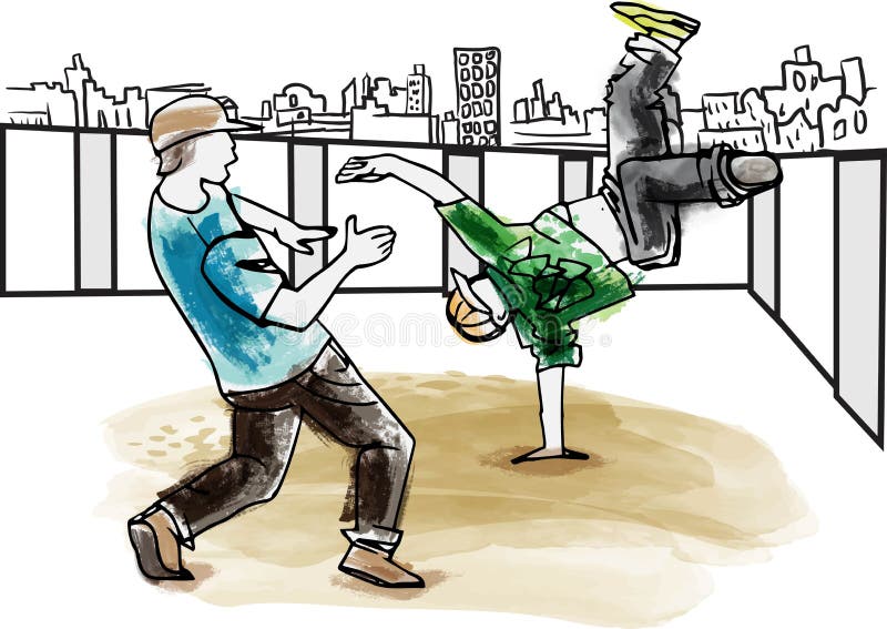 Breakdancers Sketch Stock Illustrations – 7 Breakdancers Sketch Stock ...