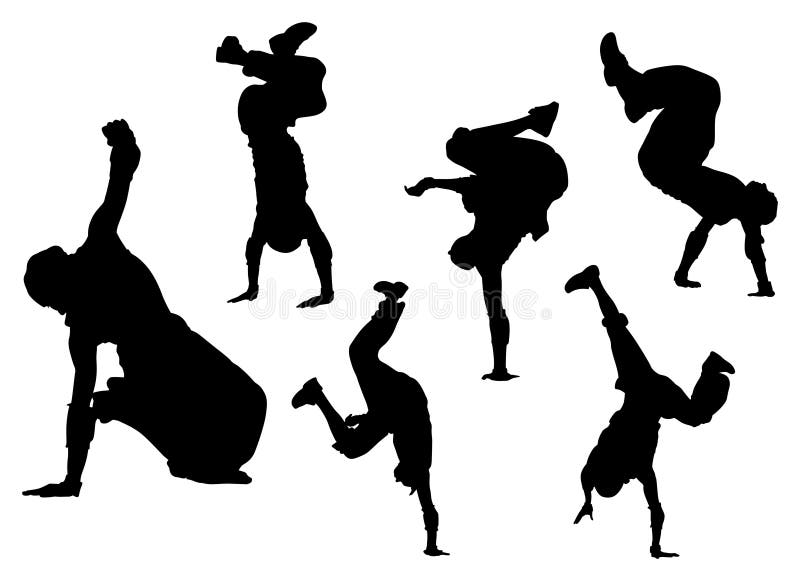 Breakdancing stock vector. Illustration of action, athlete - 7450044