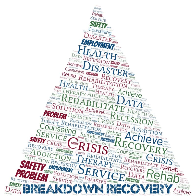 Breakdown Recovery Vector Word Cloud, Made with Text only. Stock ... Breakdown Recovery Vector Word Cloud, Made with Text only. Stock ...