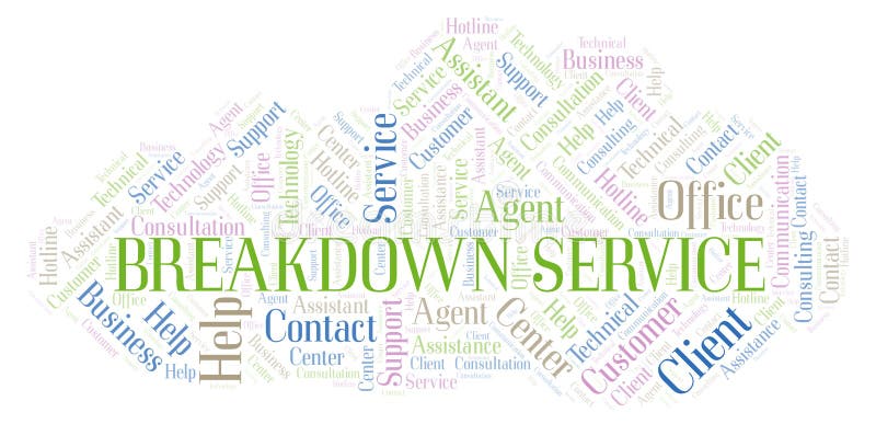 Breakdown service car stock vector. Illustration of service - 52736218