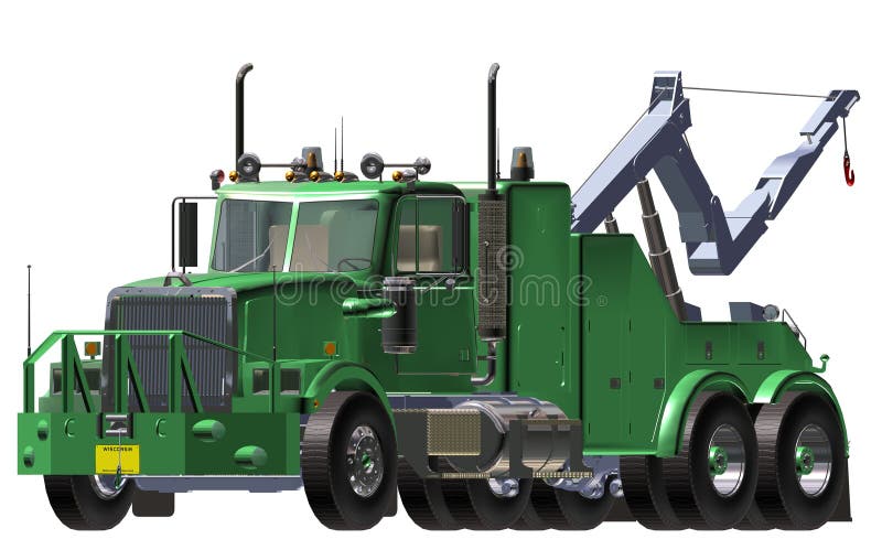 Breakdown Truck with Wings Line Logo Concept Stock Vector ...