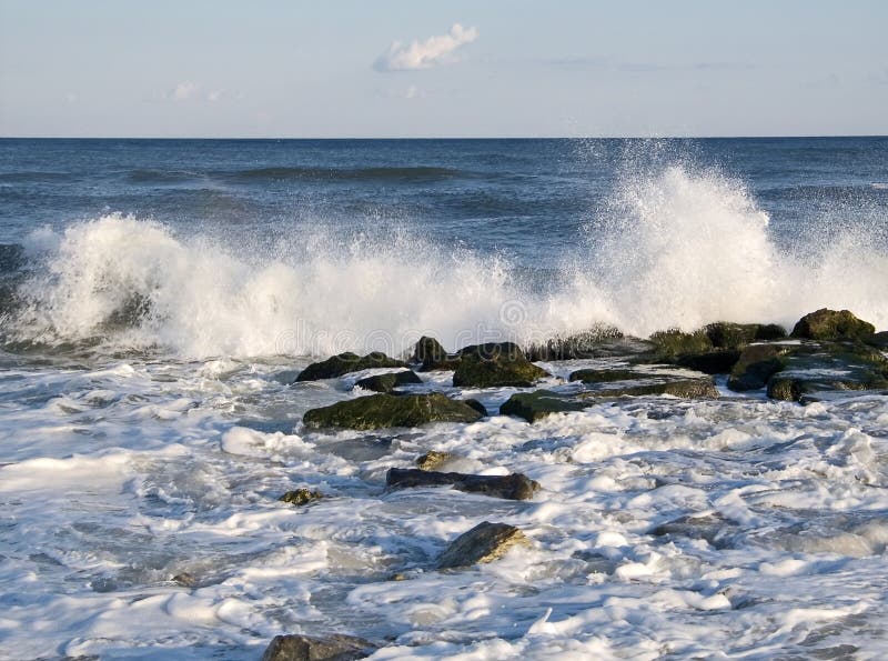 Breaker Waves stock photo. Image of wave, sand, seashore - 107656