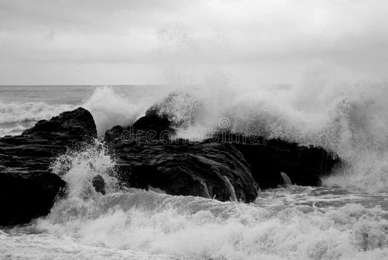 Breaker Rocks stock photo. Image of cloud, shore, sunset - 2381320