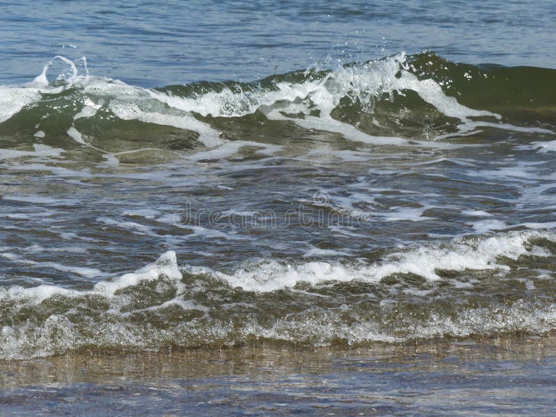 Breakers in the sea stock photo. Image of coast, netherlands - 192116598