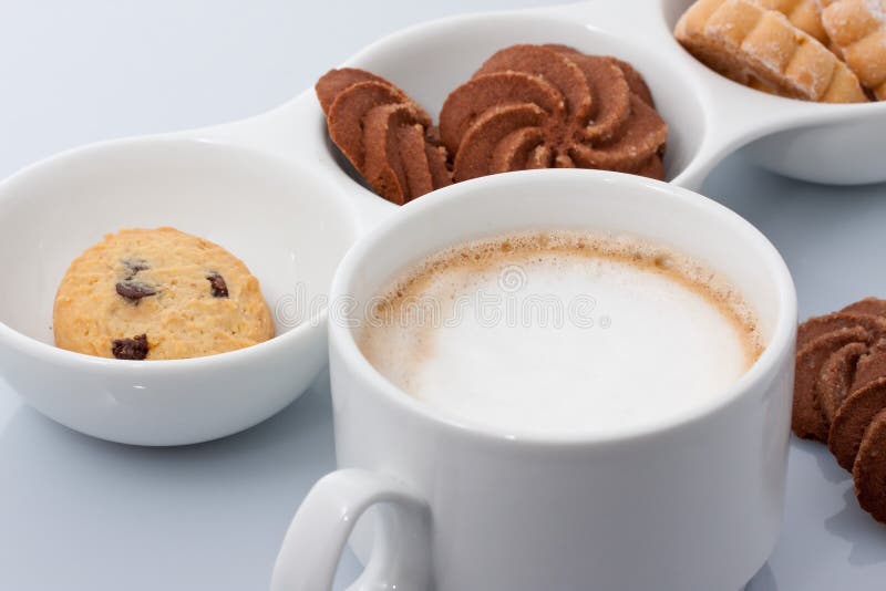 Breakfast stock photo. Image of biscuit, foam, biscuits - 17603468