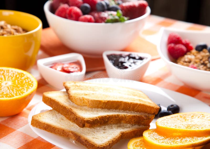 Breakfast stock image. Image of healthy, plate, objects - 22796751